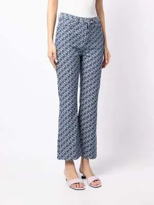 Stella McCartney Patterned High-waisted Jeans