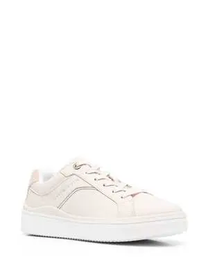 Tommy Hilfiger Round-toe Leather Sneakers