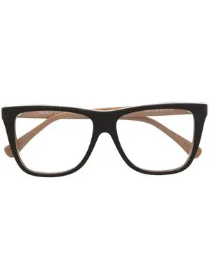 Max Mara Square-frame Glasses - Brown