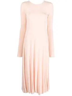 JIL SANDER Long-sleeved Flared Dress