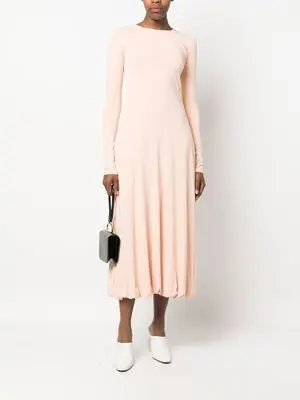 JIL SANDER Long-sleeved Flared Dress