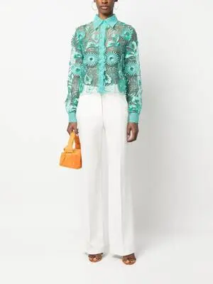 Alberta Ferretti Embroidered Shirt