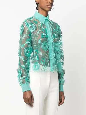 Alberta Ferretti Embroidered Shirt