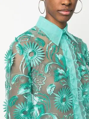 Alberta Ferretti Embroidered Shirt