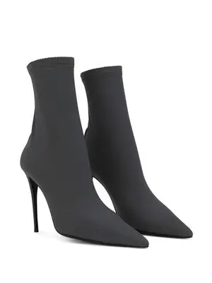 Dolce & Gabbana Sock Ankle Boots - Grey