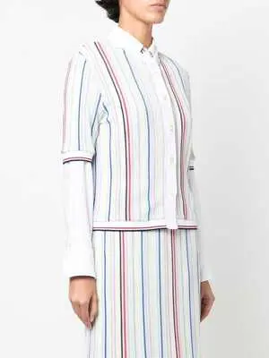 Thom Browne Striped Cardigan