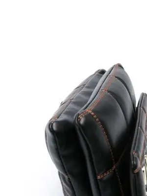 Moschino Quilted Leather Crossbody Bag