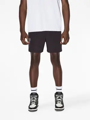 Amiri Drip Logo Print Swimming Trunks