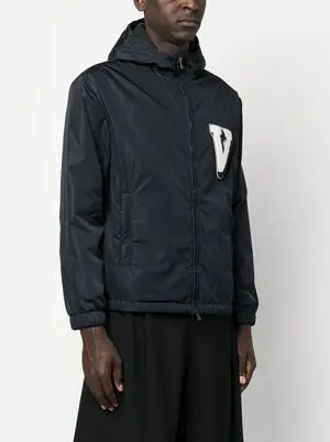 Valentino Garavani Logo-patch Hooded Jacket
