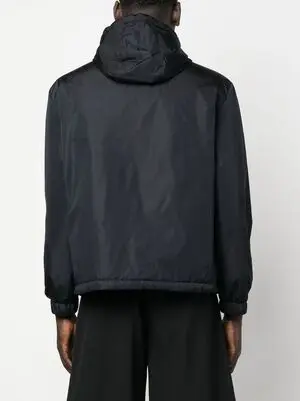 Valentino Garavani Logo-patch Hooded Jacket