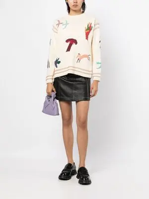 Paul Smith Contrast-stitching Mini Skirt