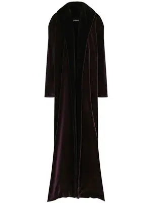 Dolce & Gabbana Long Velvet Coat