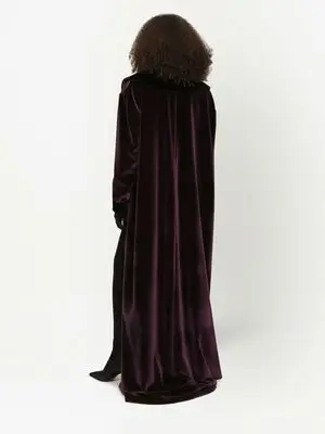 Dolce & Gabbana Long Velvet Coat
