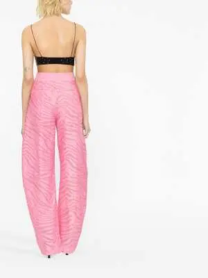 Attico Zebra-pattern Trousers