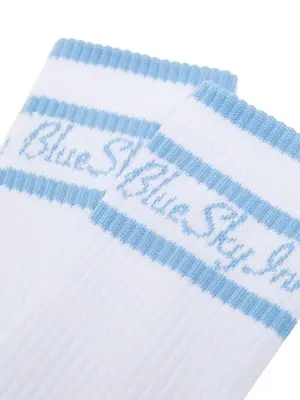 BLUE SKY INN Logo-print Ankle Socks
