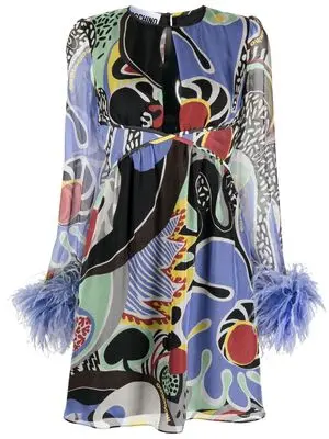 Moschino Plunge Cocktail Dresses