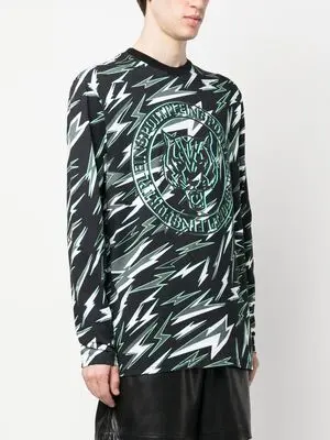 PLEIN SPORT Lightning Print T-shirt