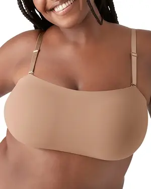 TRUE & CO Convertible Bandeau Bra Bronze