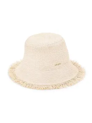 Cult Gaia Women's Kumi Raffia Bucket Hat - Cream - Cream