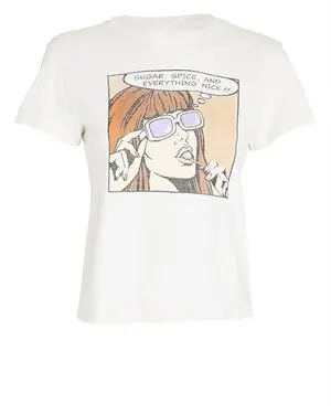 RE/DONE Everything Nice Classic Graphic T-Shirt - White