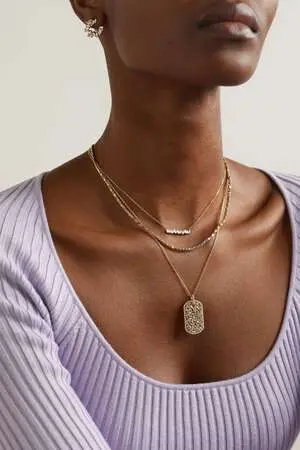 SUZANNE KALAN 18-karat Sapphire Tennis Necklace