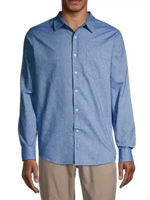 Onia Washed Oxford Long-sleeved Shirt