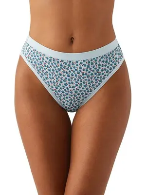 Wacoal Understated Cotton High-cut Brief Geo Dot
