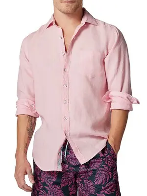 Rodd & Gunn Coromandel Textured Shirt Shell Pink