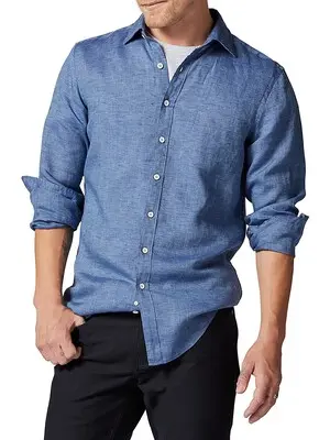 Rodd & Gunn Coromandel Textured Shirt Storm