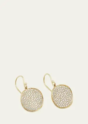 Ippolita Medium Flower Drop Earrings In 18k Gold With Diamonds