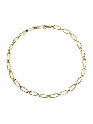 Lizzie Mandler Xl Knife Edge Flat Yellow Necklace