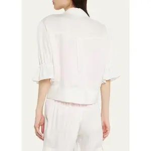 Cinq À Sept Holly Sateen Jacket - Ivory