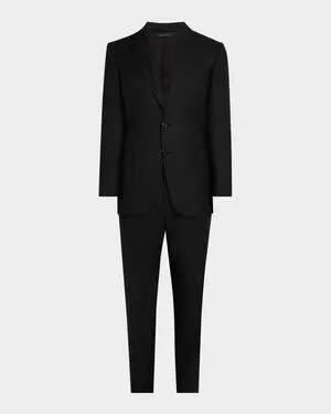 Brioni Brunico Essential Virgin Wool Two-piece Suit - Black