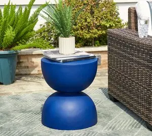 GLITZHOME 17' Multi Functional Garden Stool And Side Table