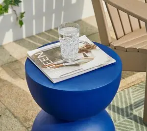 GLITZHOME 17' Multi Functional Garden Stool And Side Table