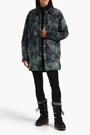 HOLDEN Oversized Printed Quilted Shell Jacket