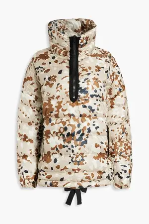 HOLDEN Camouflageprint Quilted Down Halfzip Ski Jacket
