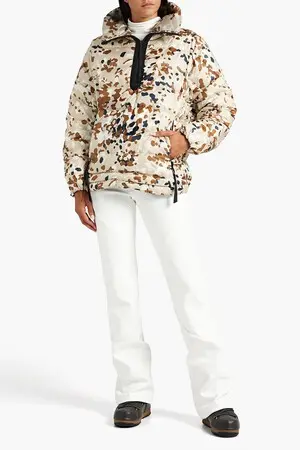 HOLDEN Camouflageprint Quilted Down Halfzip Ski Jacket