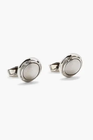 Tateossian Rhodiumplated Sterling Cufflinks - Silver