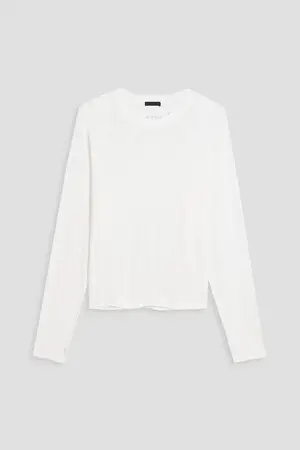 ATM Anthony Thomas Melillo Slub Cottonjersey Top - White