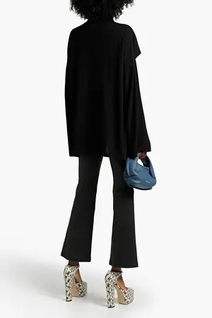 Wolford Cutout Wooljersey Turtleneck Top