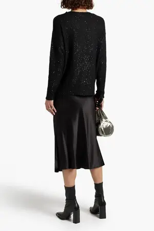 ATM Anthony Thomas Melillo Sequin Embellished Knitted Cardigan