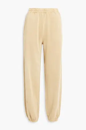 Ksubi Trak Embroidered French Cottonterry Track Pants - Sand