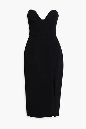 ET OCHS Strapless Crepe Dress