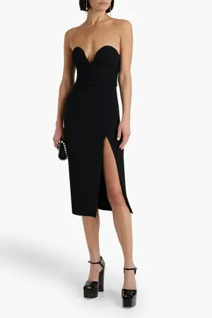 ET OCHS Strapless Crepe Dress