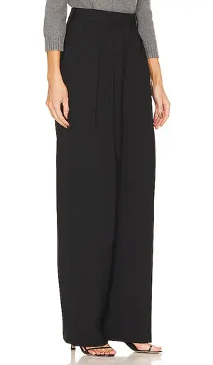Theory Double Pleat Wide Leg Pant