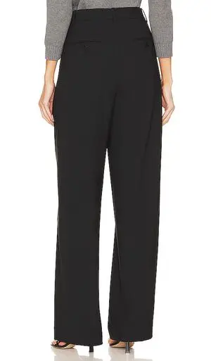 Theory Double Pleat Wide Leg Pant
