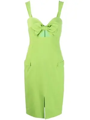 GENNY Cut-out Sheath Dress - Green