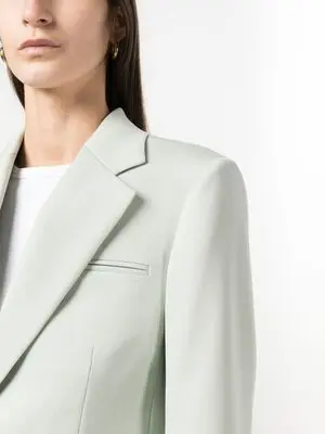 LANVIN Single-breasted Virgin Wool Blazer