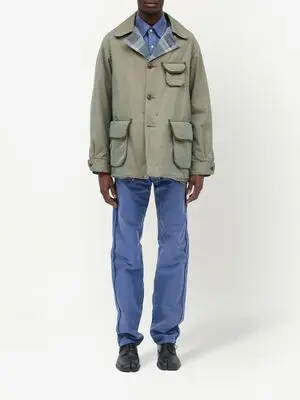 MAISON MARGIELA Distressed Cotton Shirt Jacket